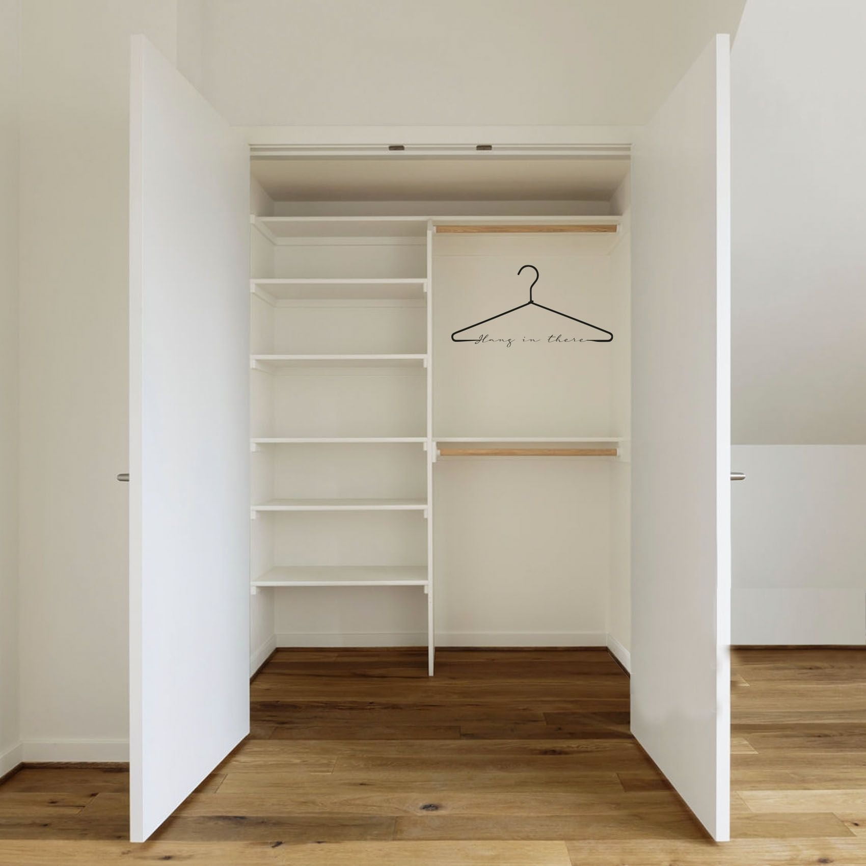 Hang In There - Closet Area Label Signage Closet Storage Organizer ...