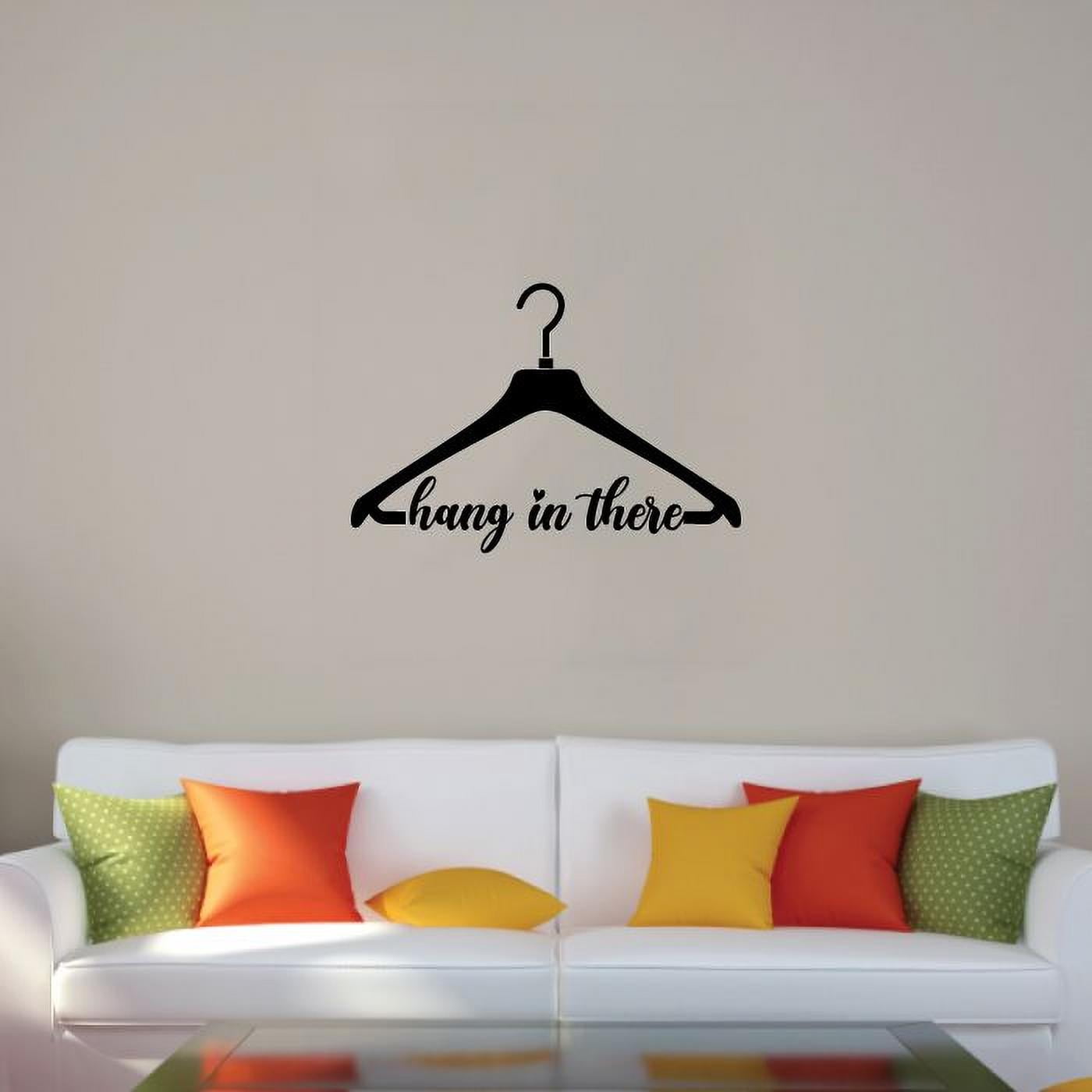 Hang In There - Closet Quotes Quote Cute Hanger Silhouette - Fashion ...
