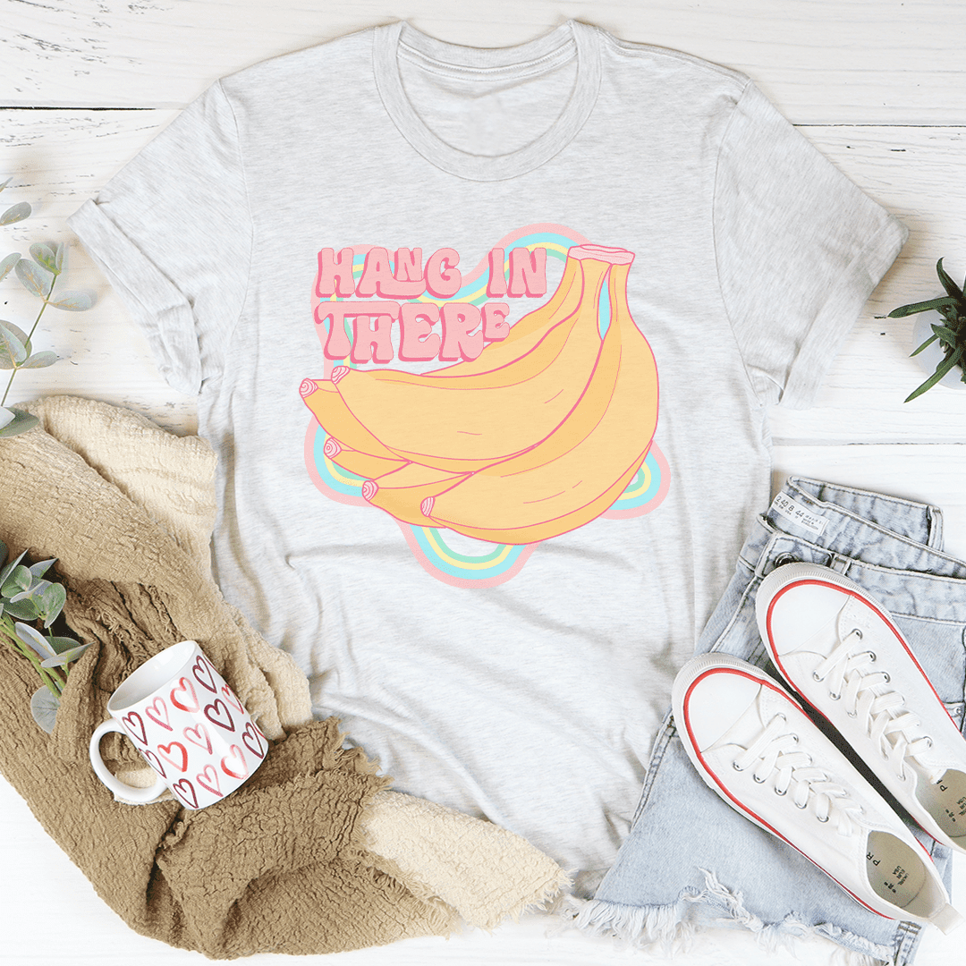 Hang In There Tee Athletic Heather S Peachy Sunday T-Shirt - Walmart.com
