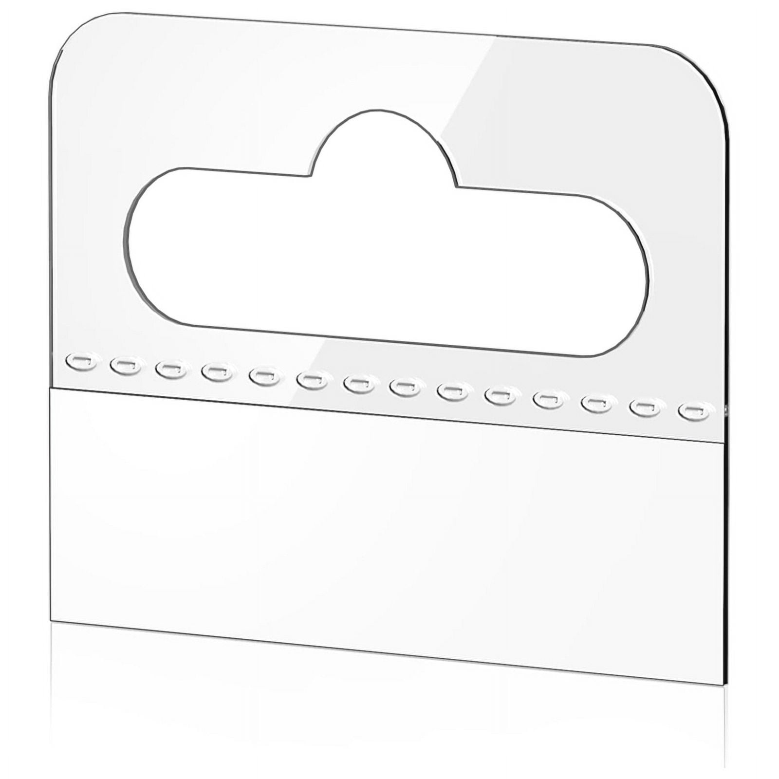 Hang Tabs, 200 Pcs Clear Sticky Hanging Tabs Slot Hole Self Adhesive ...