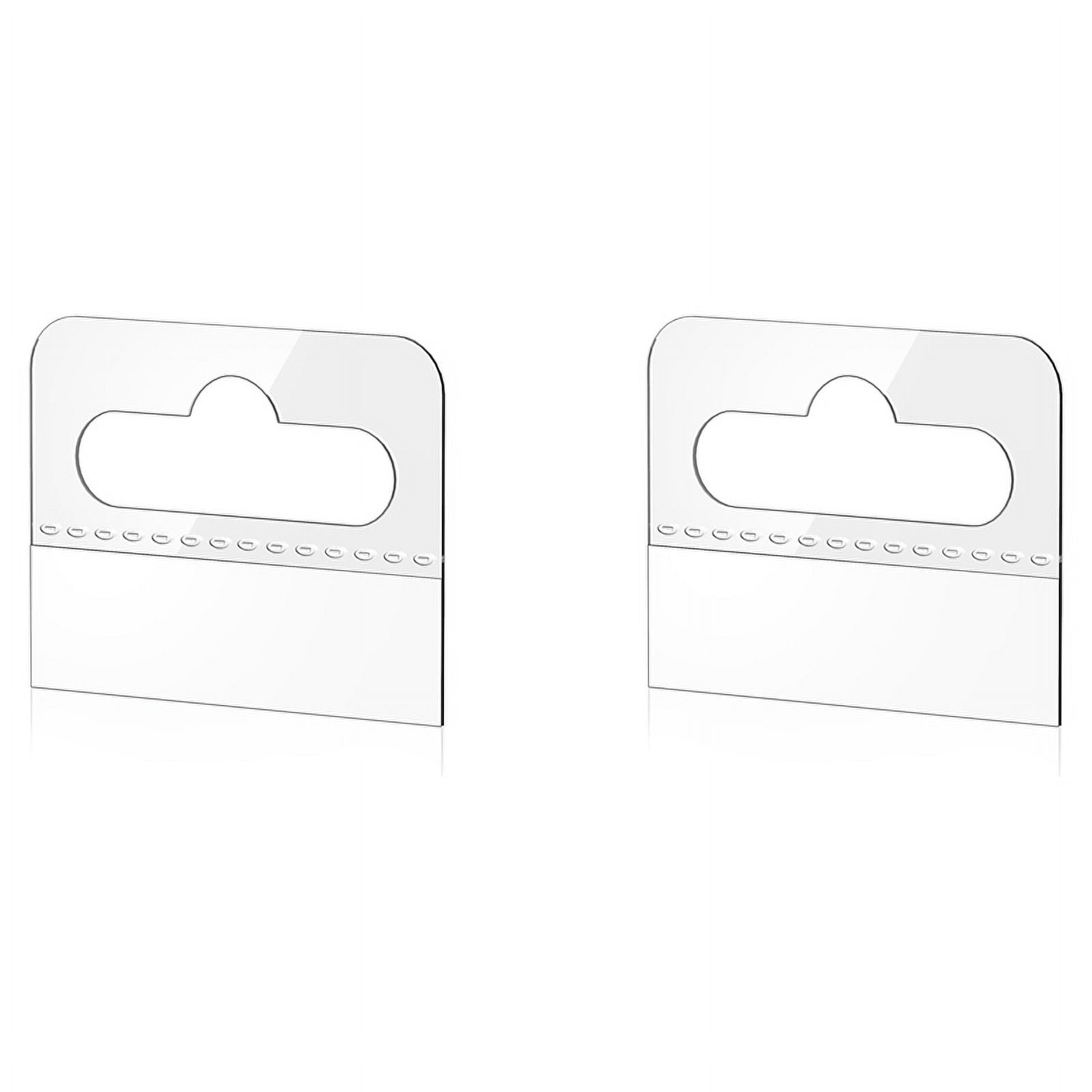 Hang Tabs, 400 Pcs Clear Sticky Hanging Tabs Slot Hole Self Adhesive ...