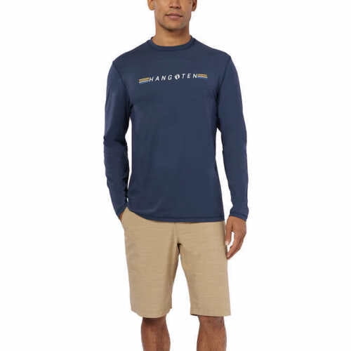 Hang Ten Men’s Long Sleeve Sun Tee Shirt UPF 50+ Protection - Walmart.com