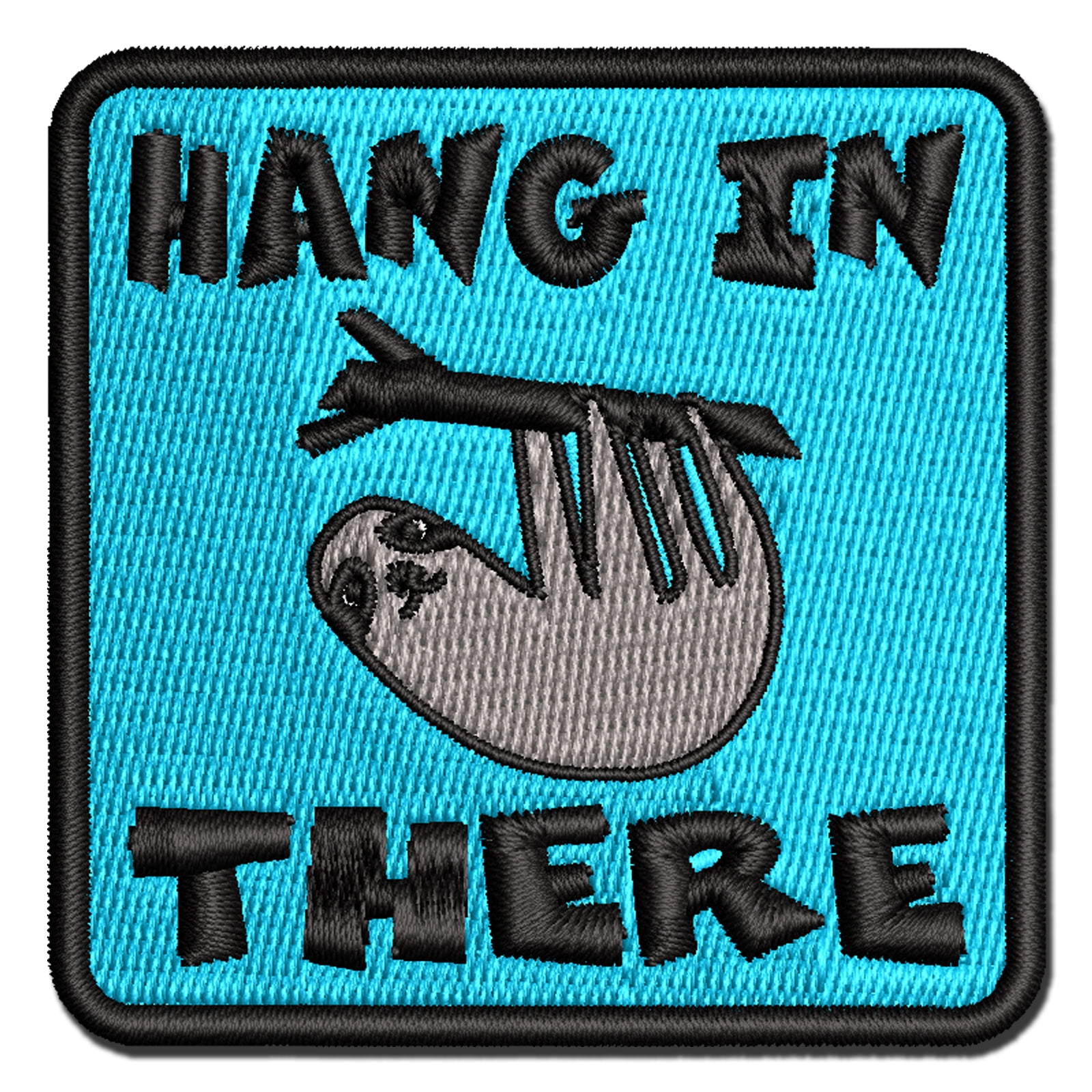 Hang in There with Sloth Teacher Motivational Applique Multi-Color ...