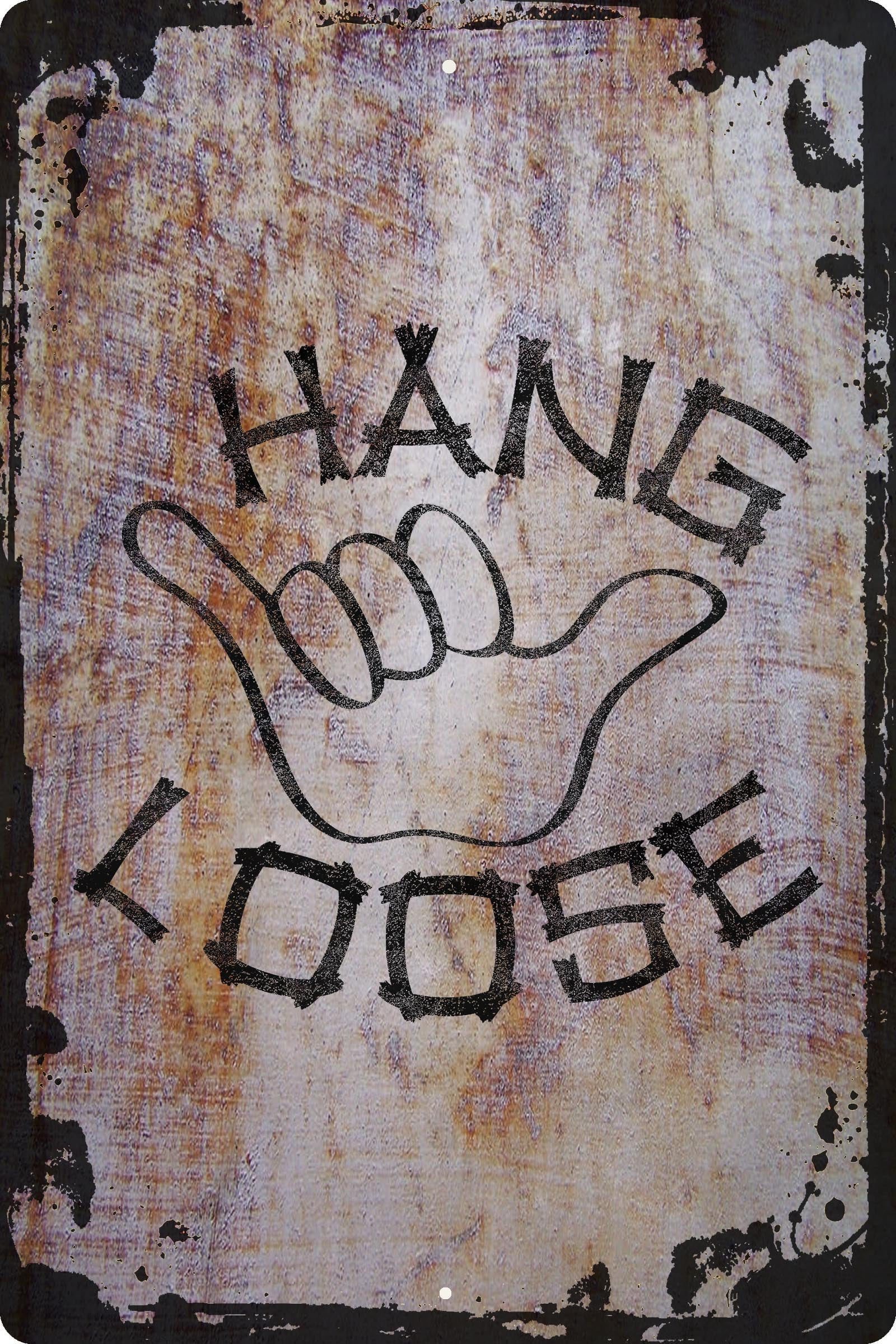 Hang loose hand shaka sign Hawaiian surfing friendly peace Beige Wall ...