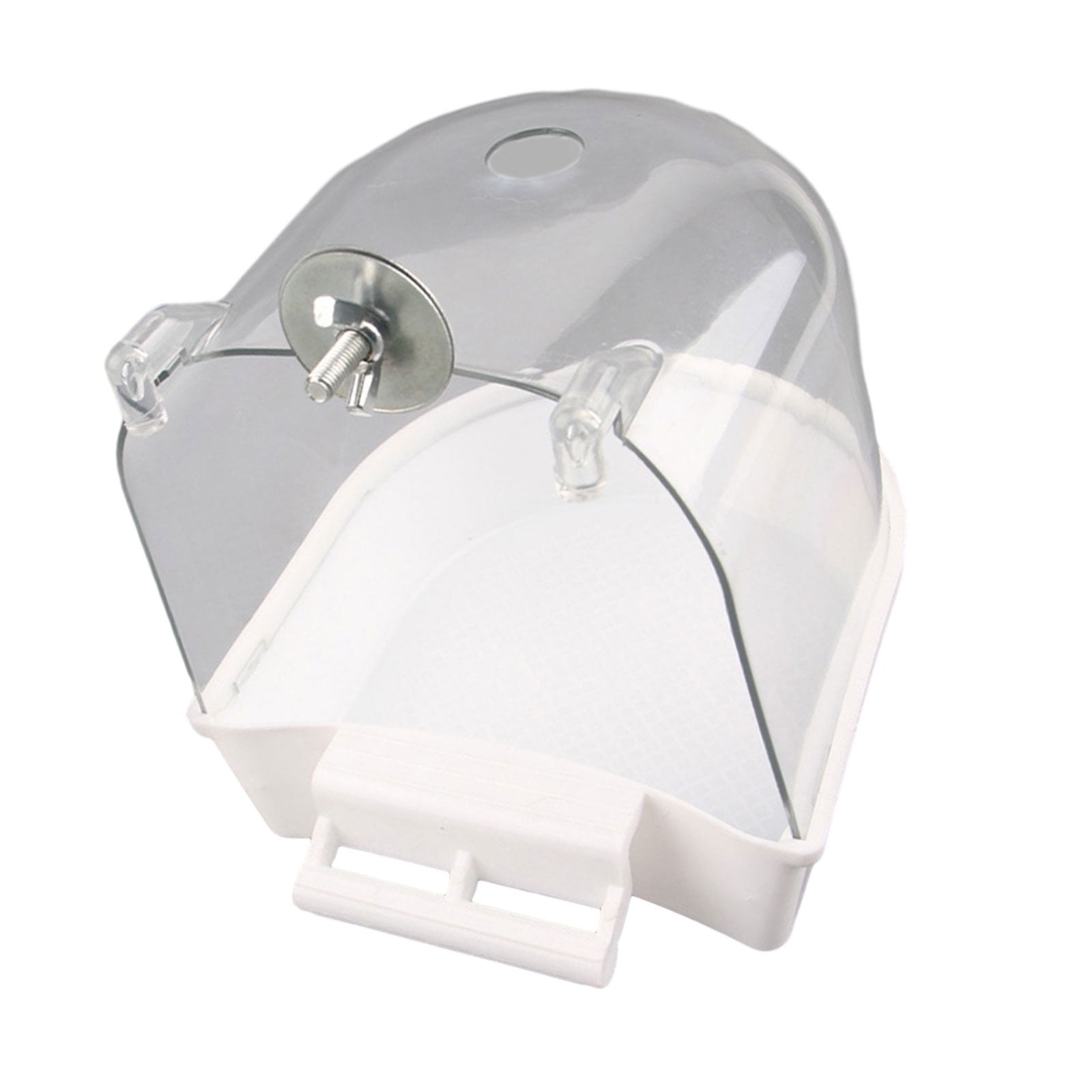 Hangable Bird Bath Tub for Parakeets Bird Cage Bathing Box Clear Shower ...