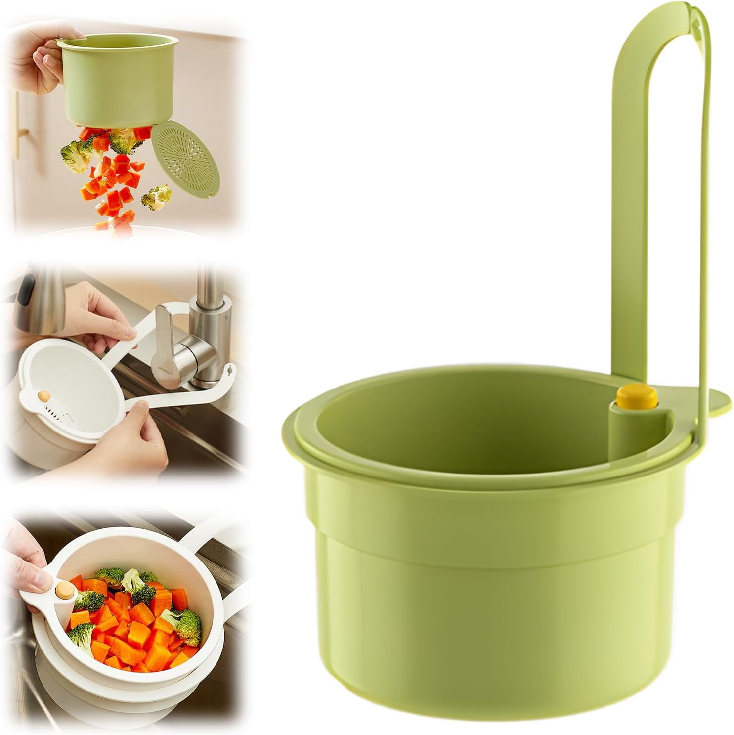 Hangable Kitchen Sink Faucet Food Waste Drain Catches - Walmart.com