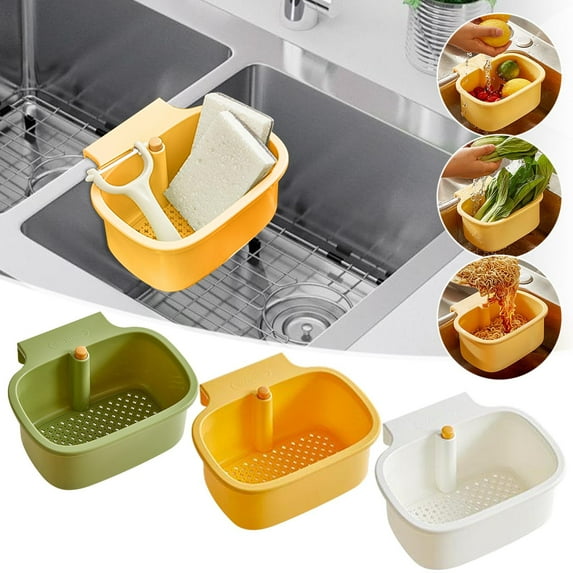 Hangable Kitchen Sink Strainer Basket Food Waste Separator Vegetable ...