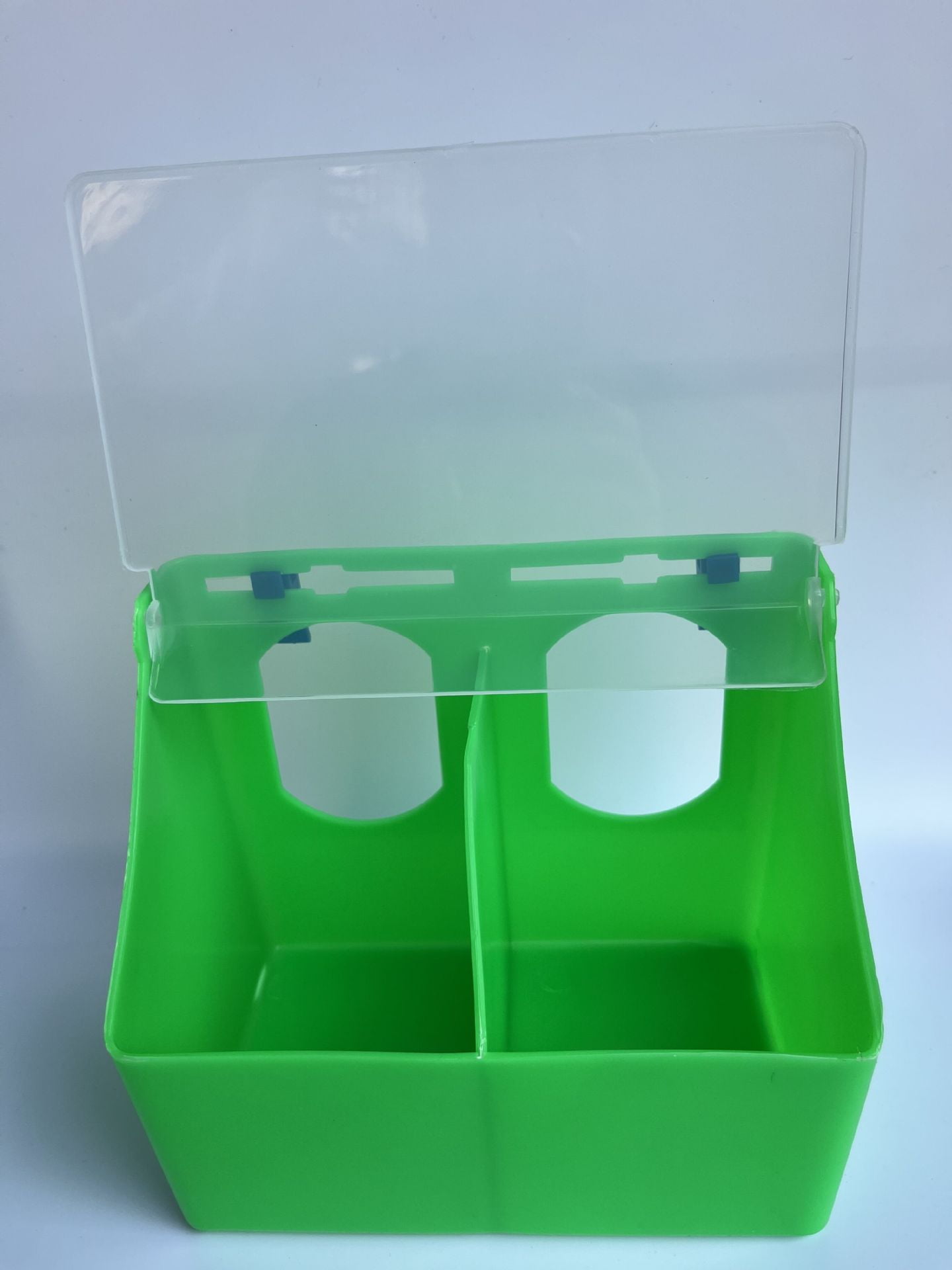 Hangable Pigeon Feeder Multi-grid Pigeon Food Storage Box Bird Cage ...