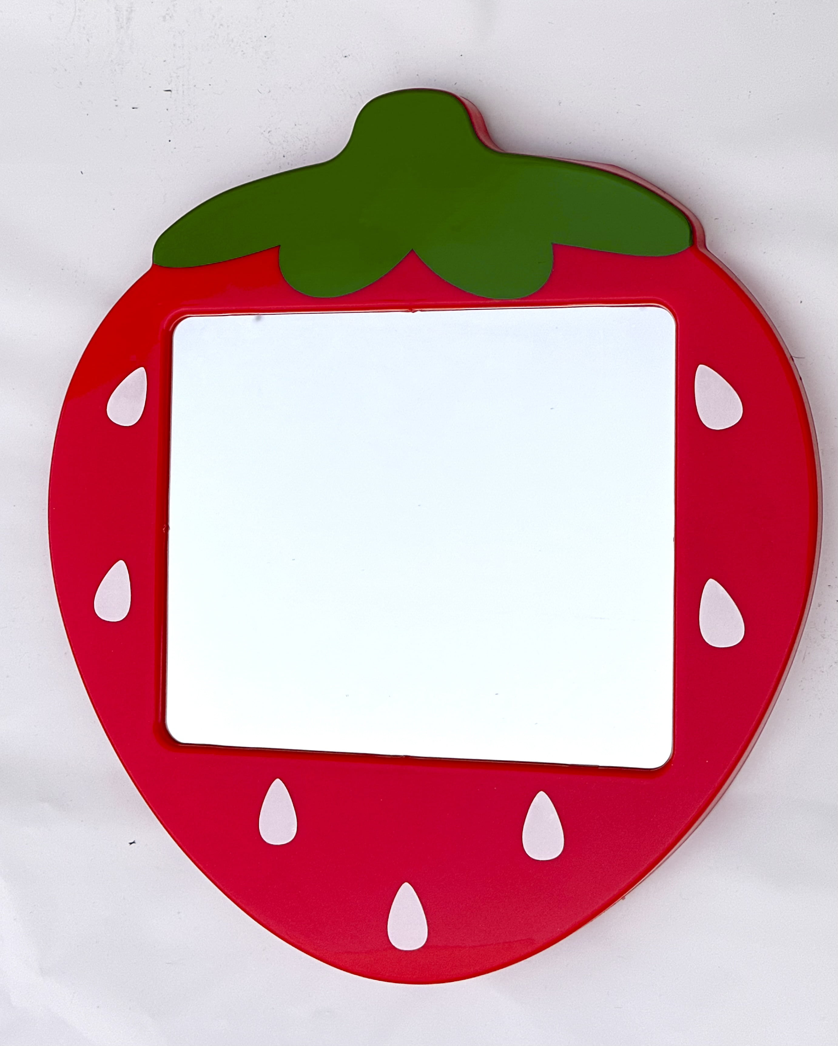Hangable Wall-Mounted Red Strawberry Frame Kids Mirror - Walmart.com