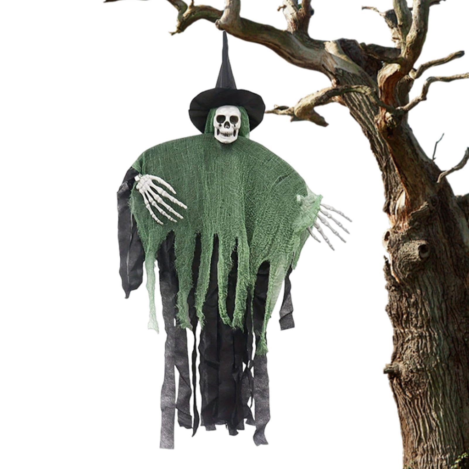 Hangable Skeleton Ghost | Halloween Skeleton Flying Ghost | Yard Garden ...