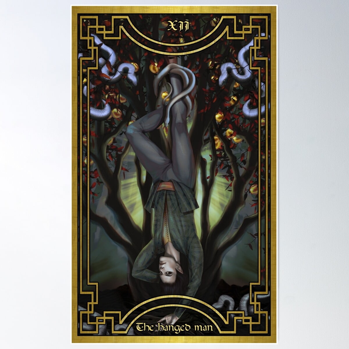 Hanged Man Poster Wall Art, Modern Wall Decor For Living Room Bedroom ...
