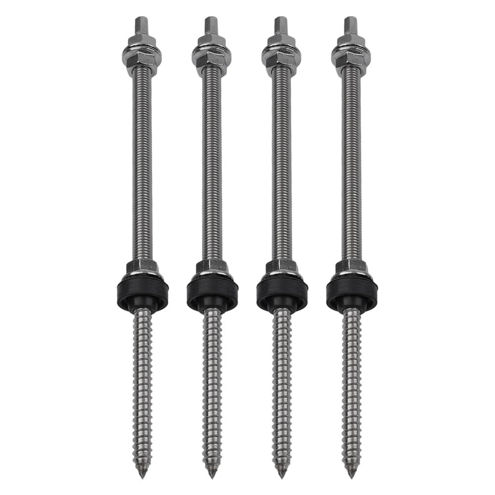 Hanger Bolts M10 With EPDM And Locking Nut + Adapter for A2 Solar P ...