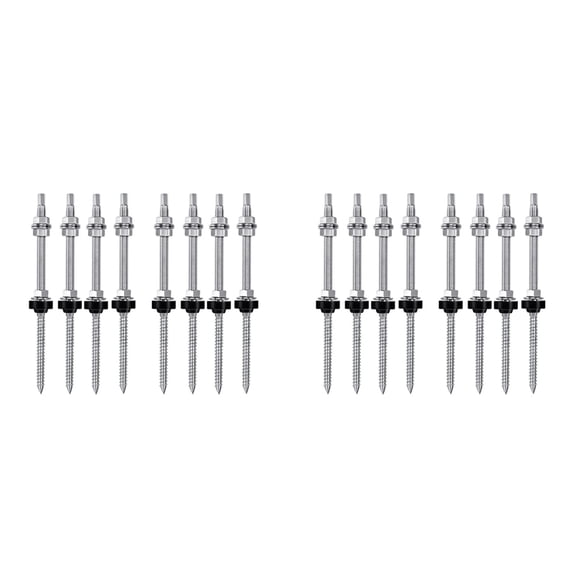 Hanger Bolts, M10 X 200 Mm, Pre-Assembled, V2A, Height-Adjustable, for ...
