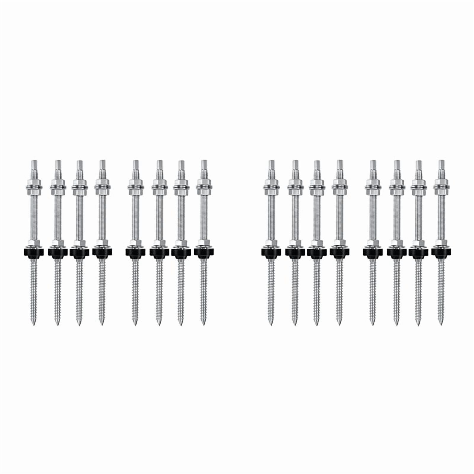 Hanger Bolts, M10 X 200 Mm, Pre-Assembled, V2A, Height-Adjustable, for ...