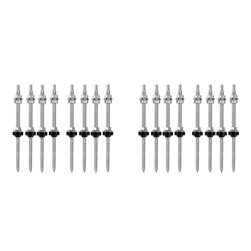 Hanger Bolts, M10 X 200 Mm, Pre-Assembled, V2A, Height-Adjustable, for ...