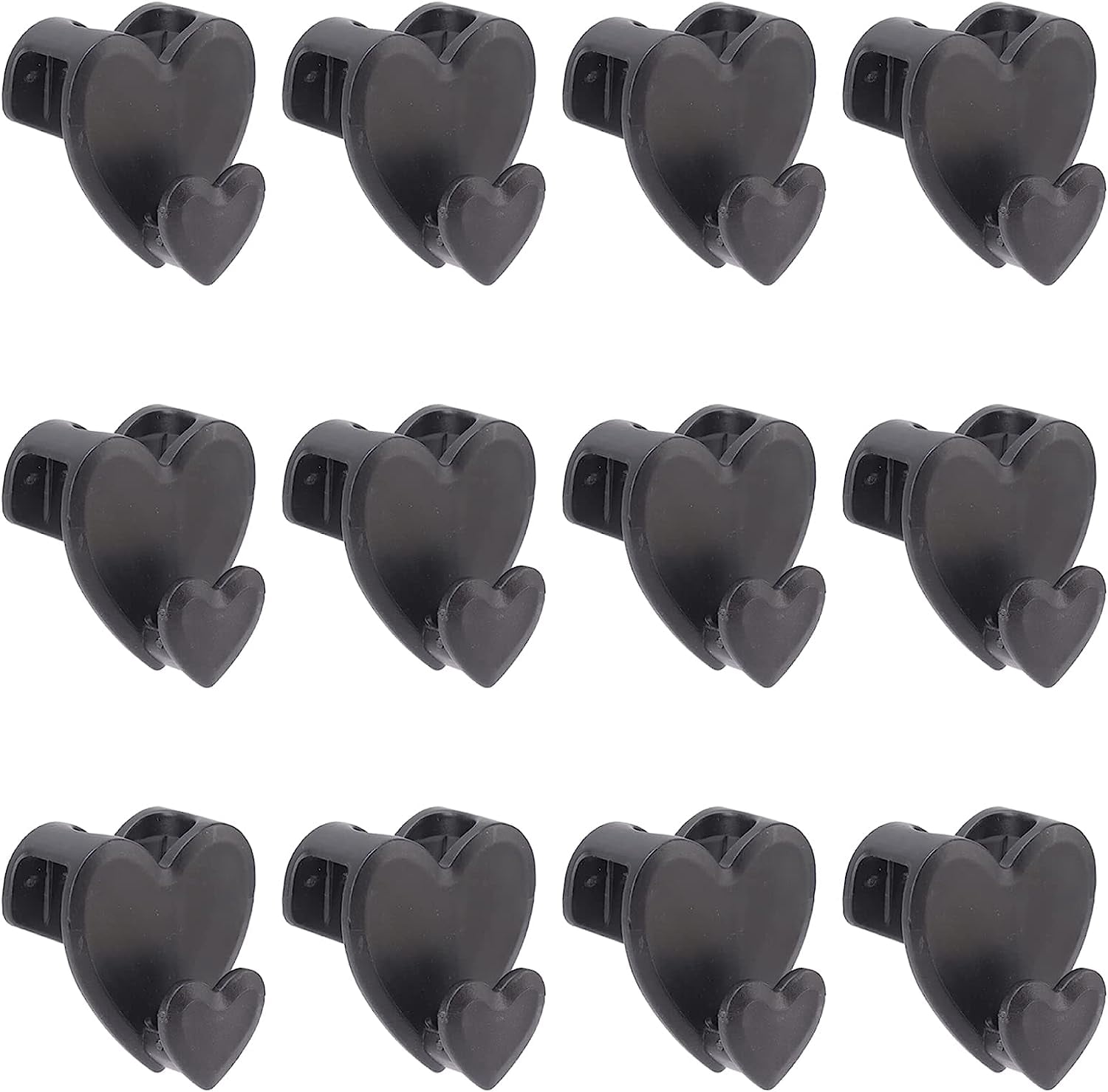 Hanger Connector Hook, 12Pcs Safe Stackable Space Saving Hanger Hook ...