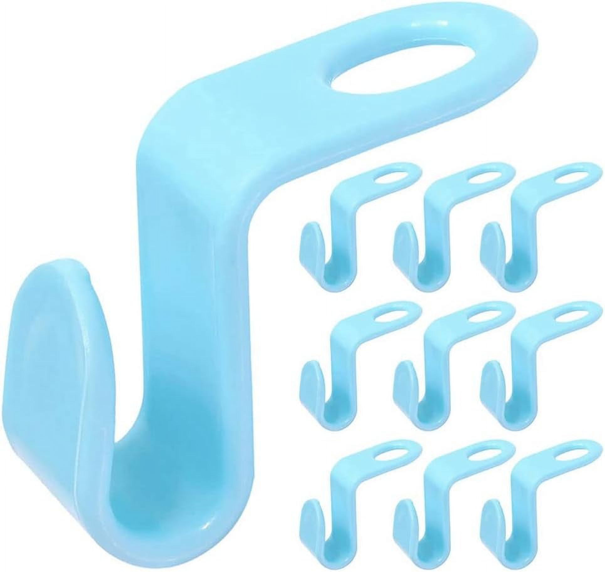 Hanger Connector Hooks, 200 Pcs Coat Clothes Hanger Hooks Super Space ...