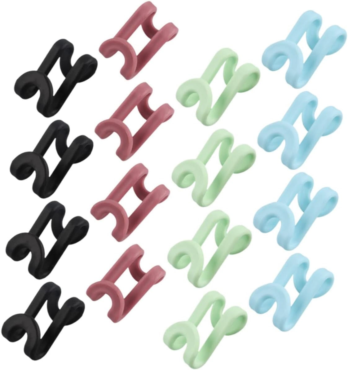 Hanger Connector Hooks 24pcs Multi Purpose Hanger Wardrobe Clothes ...