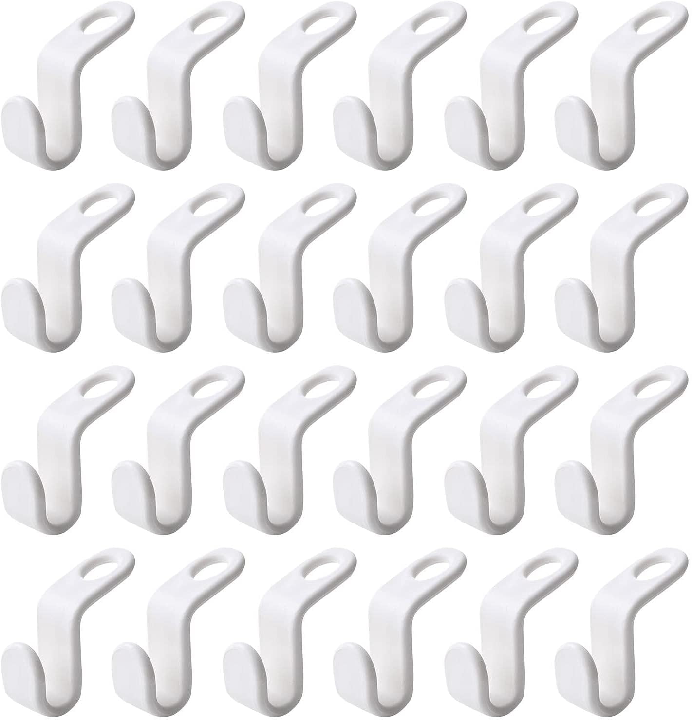 Hanger Connector Hooks,Stackable Hanger Extender Clips For Closet,Space ...