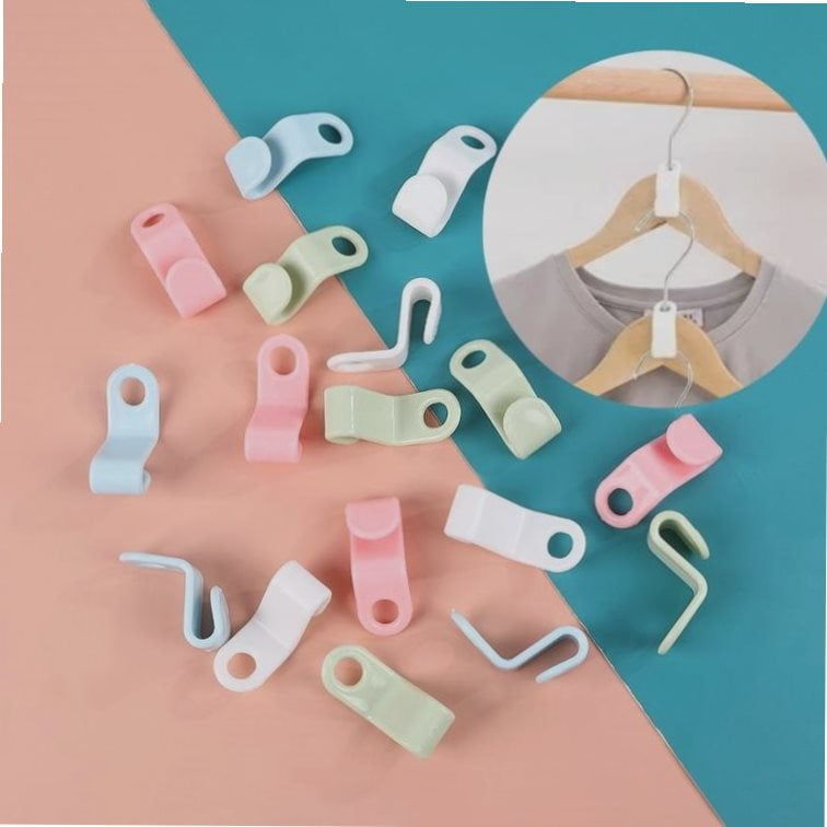 Hanger Connector Hooks for Clothes Storage，Hangers Accessory Heavy Duty ...