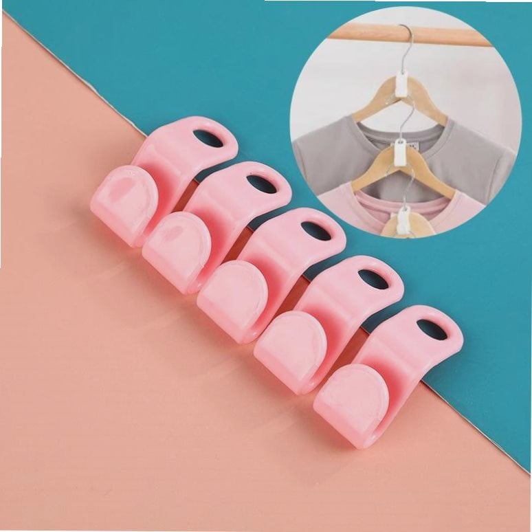 Hanger Connector Hooks for Clothes Storage，Space Saving Organizer，Space ...