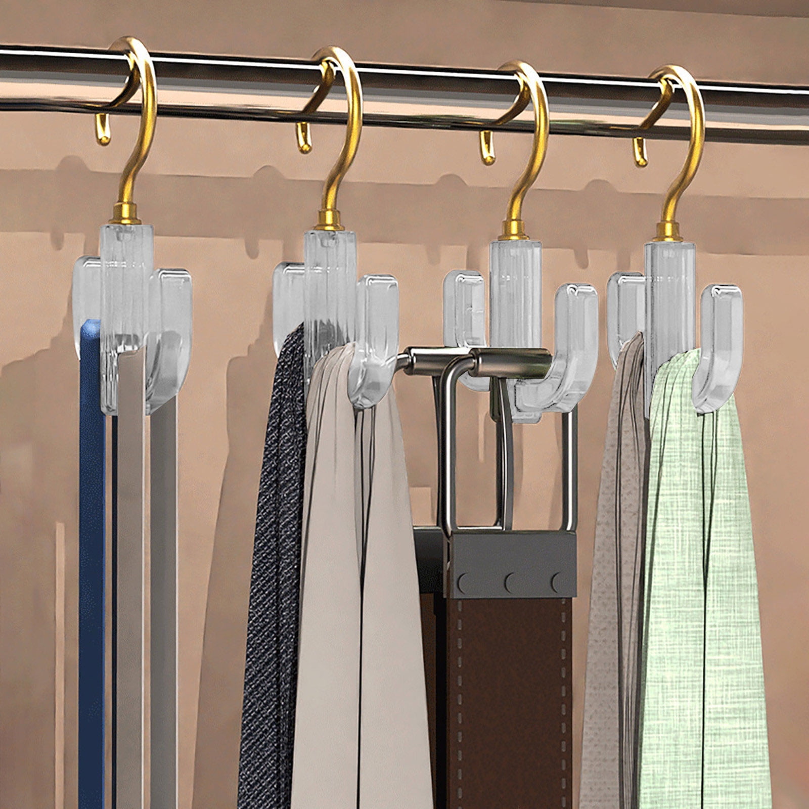 Hanger Hooks Space Saving, Clothes Hanger Connector Hooks, Transparent ...