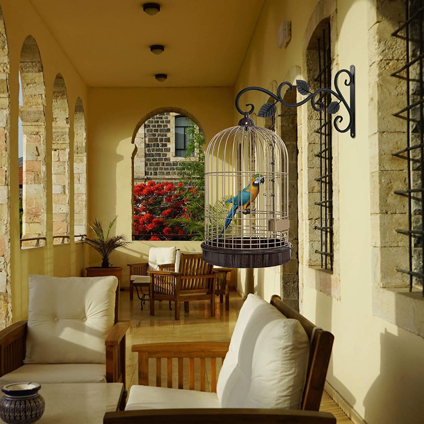 Hanger,Iron Plant Decorative Lantern Wind Chime Plant Decorative Feeder ...