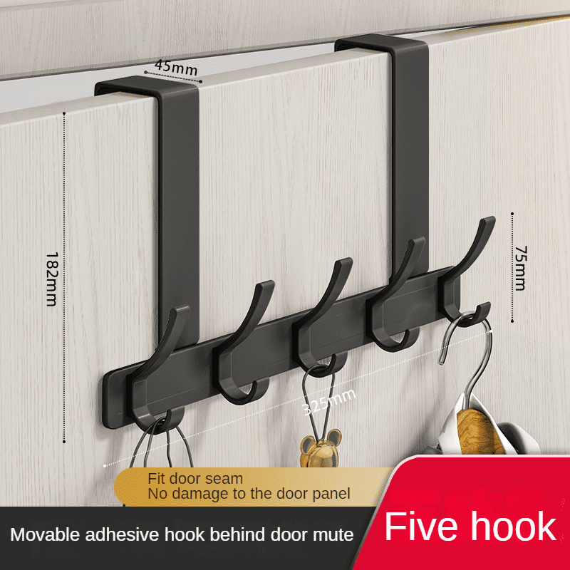 Hanger On The Back Of The Door Hanger On The Bedroom Door Perforation ...