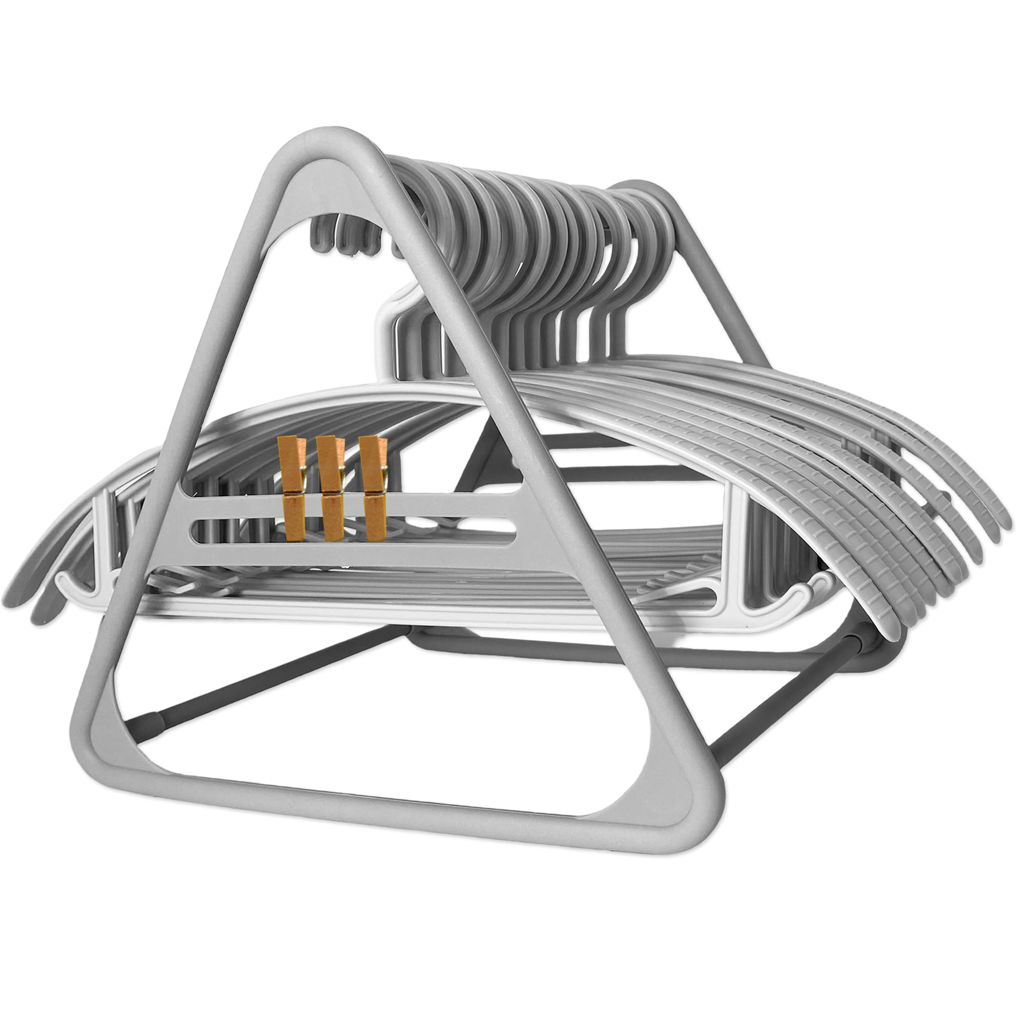 Hanger Organizer - Clothes Hanger Storage Holder for Laundry Room ...