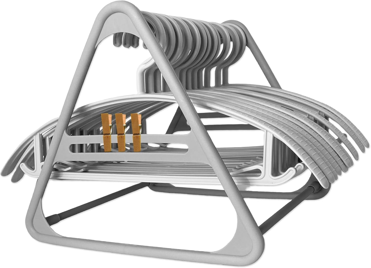 Hanger Organizer - Clothes Hanger Storage Holder for Laundry Room ...