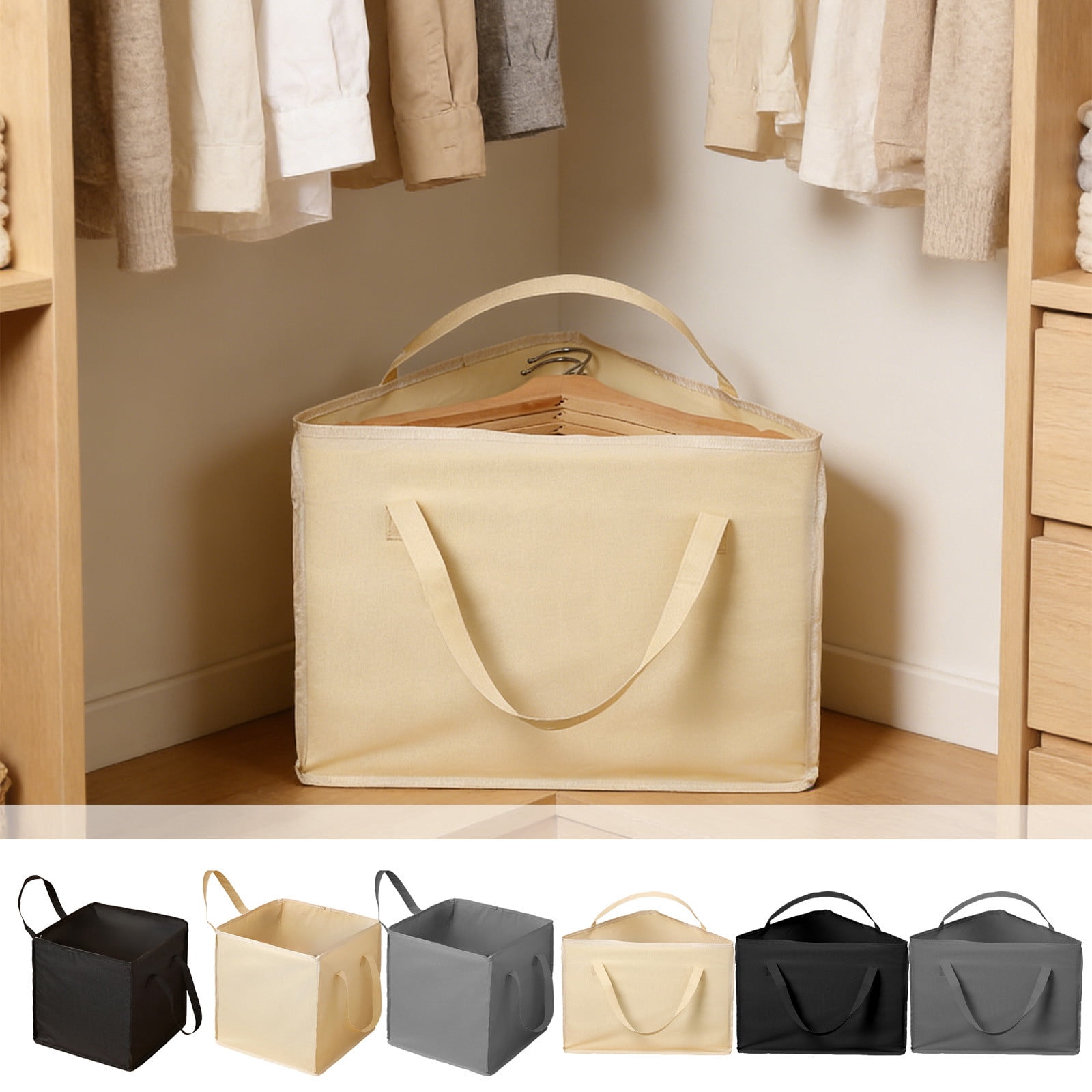 Hanger Organizer | Fabric Storage Caddy | Foldable, Rigid Design ...