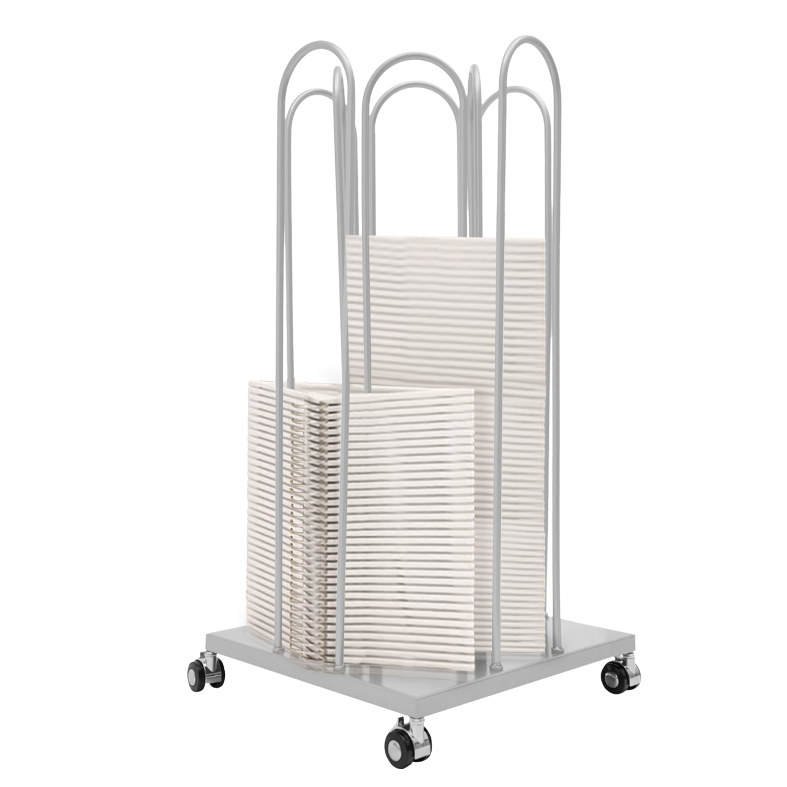 Hanger Organizer Rack, 4-in-1 Rolling Hanger Storage with Wheels ...