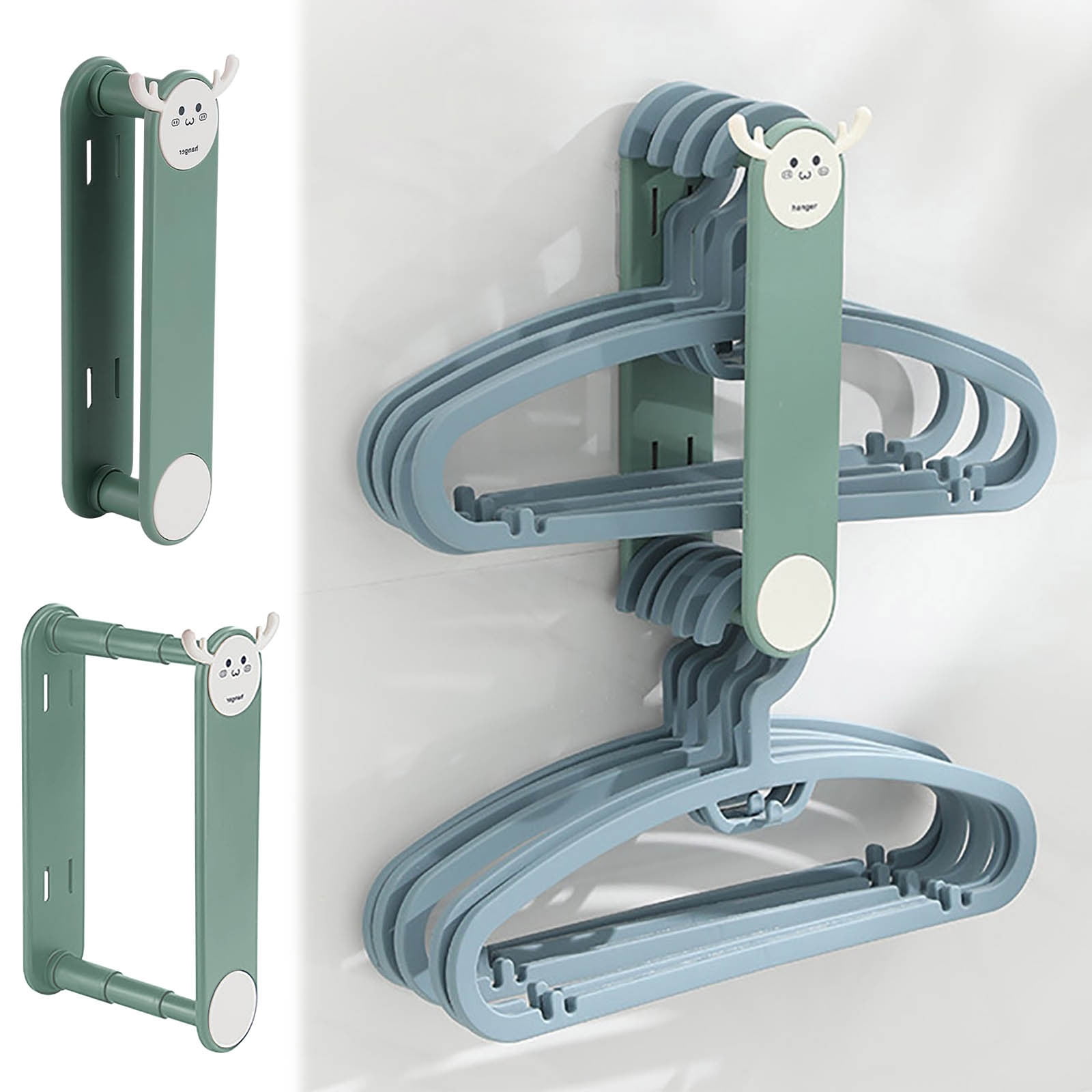 Hanger Organizer Stacker, Wall Mounted Hanger Storage Organizer ...