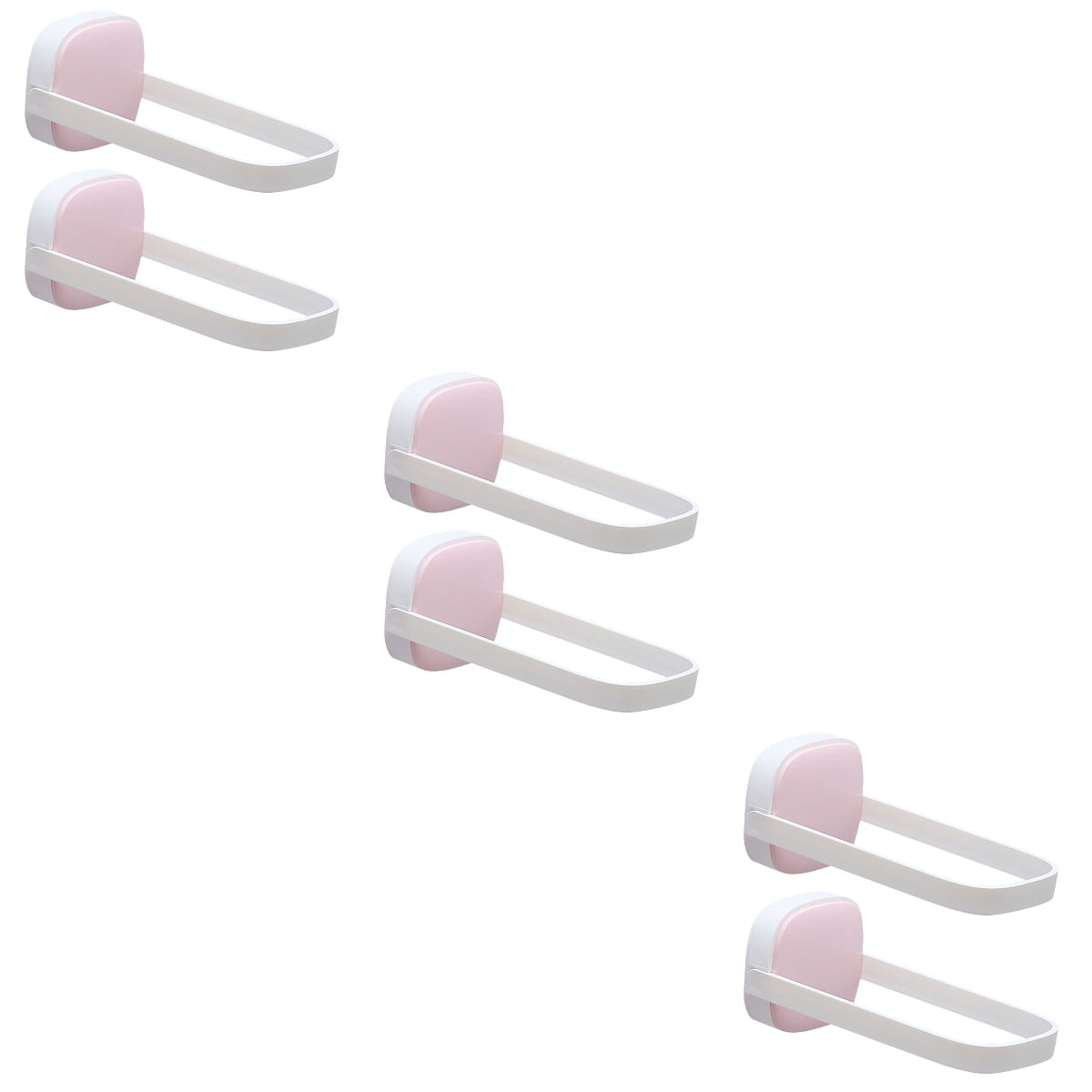 Hanger Stacker Holder 6 Pcs Storage -mounted Coat Hangers Closet ...