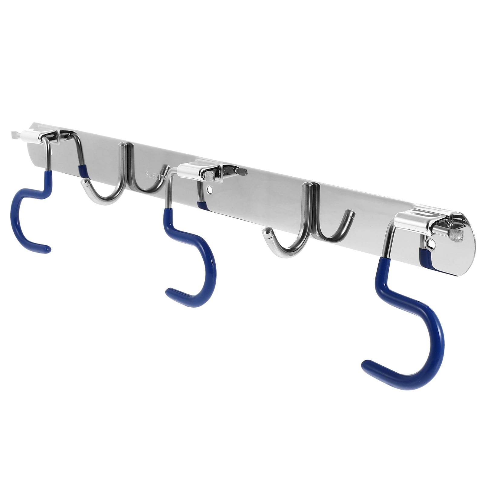 Hanger Utility Hooks Mop Holder Load-bearing Hook 42X9X2CM Silver ...