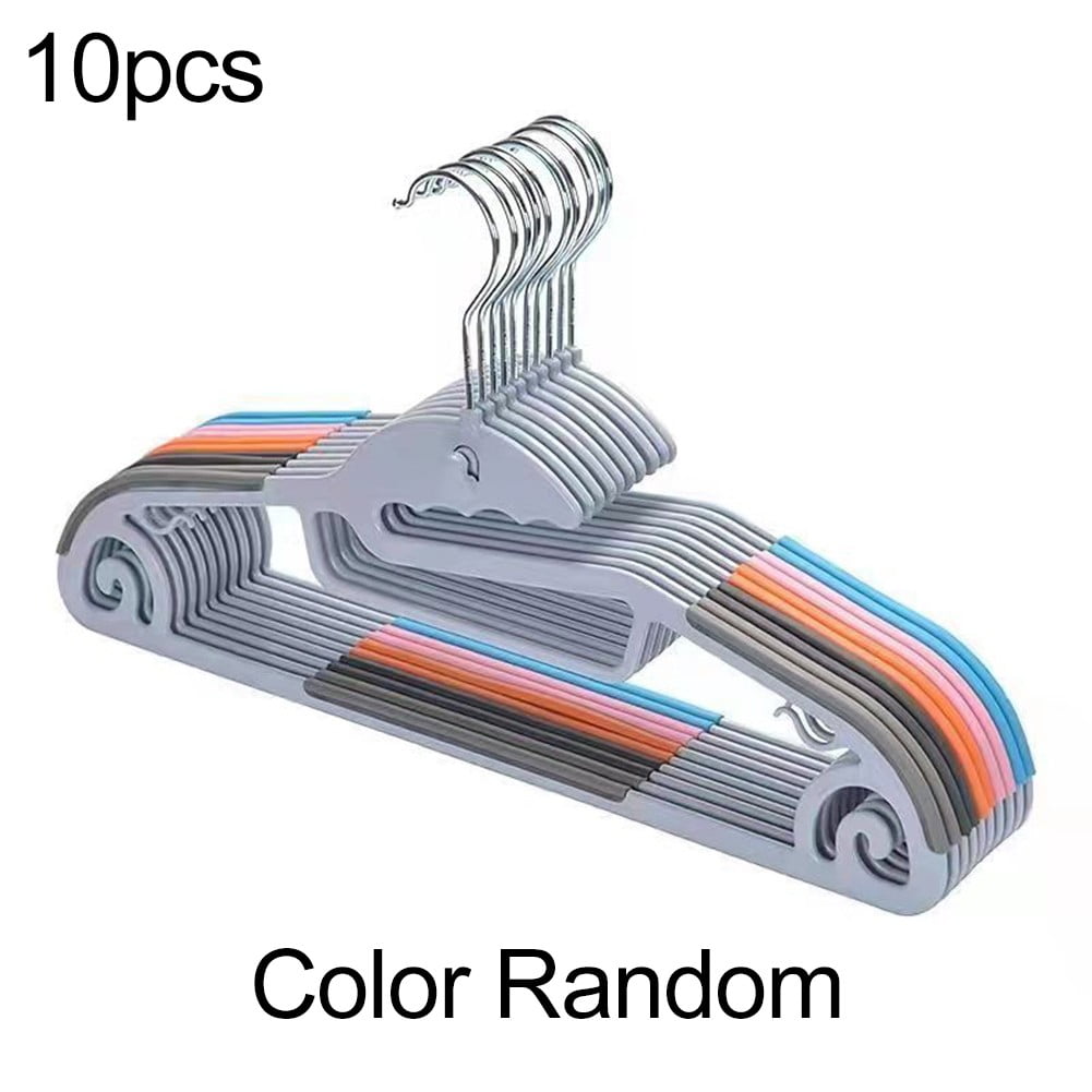 Hanger With Hooks Anti Shoulder Corner Sorting And Storage Wardrobe ...