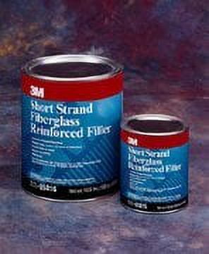 3M 05816 Short Strand Milled Fiberglass Body Filler, 1 gal Can, Red ...