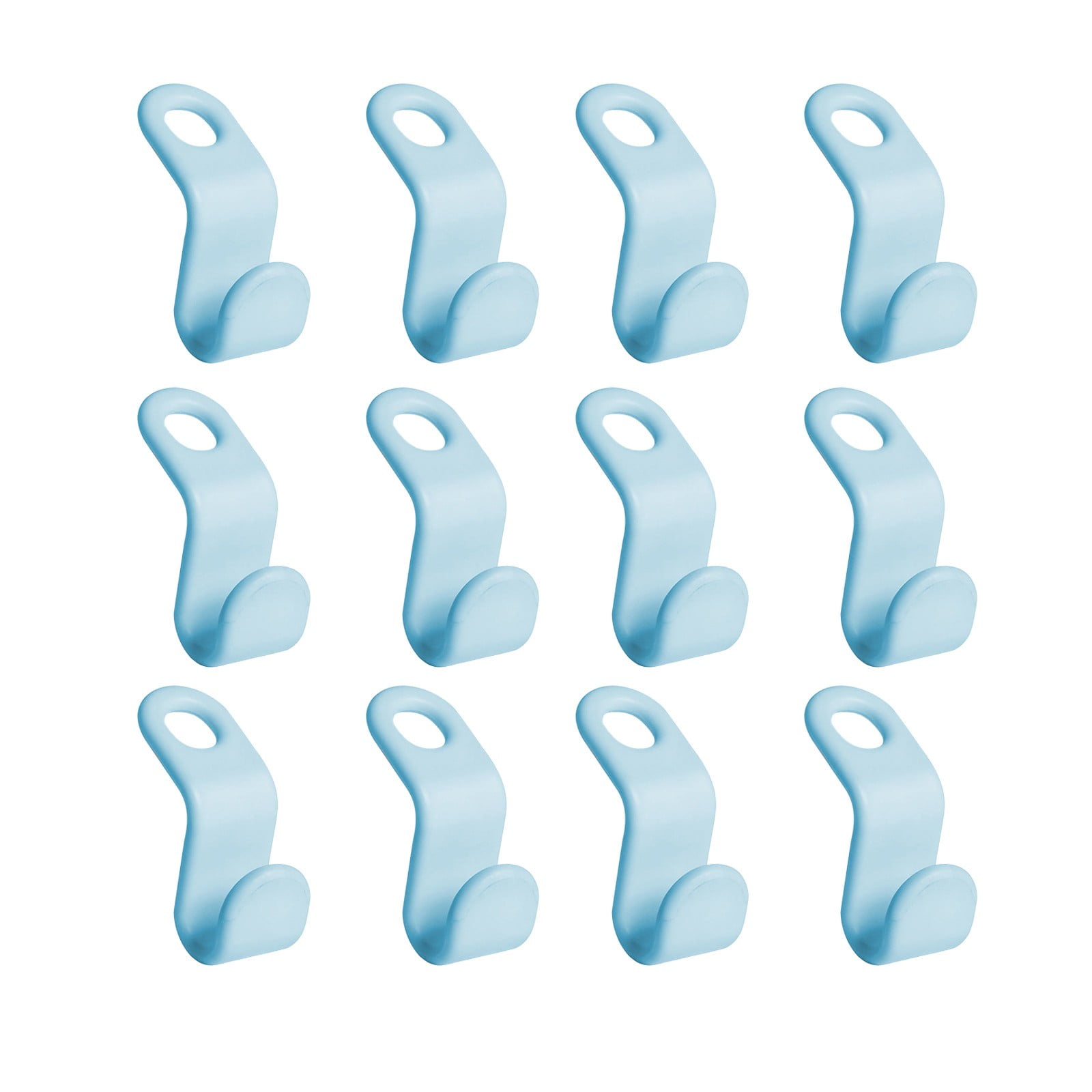 Hangers 12pc Hanger Connector Hooks Portable Clothes Hangers ...