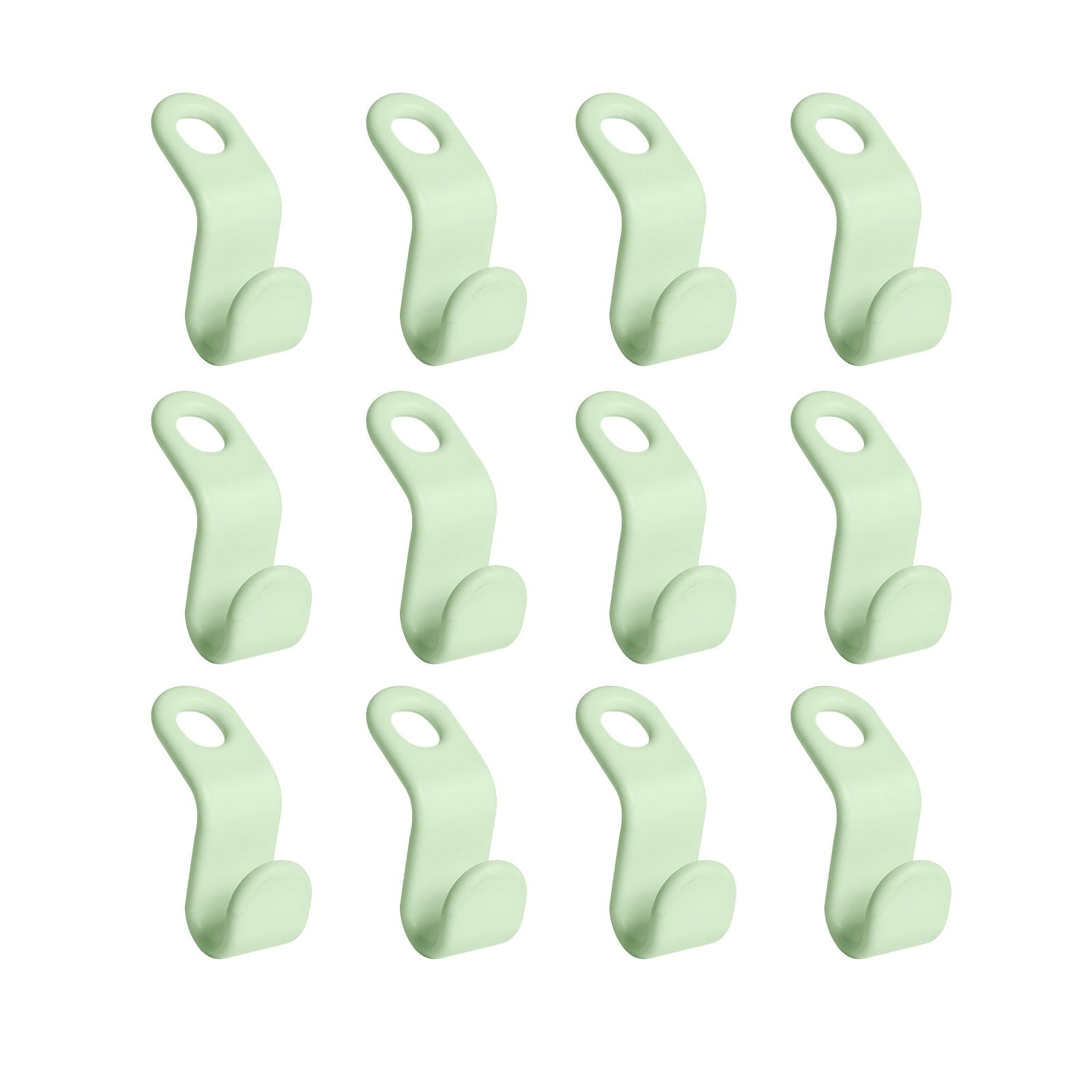 Hangers 12pc Hanger Connector Hooks Portable Clothes Hangers ...