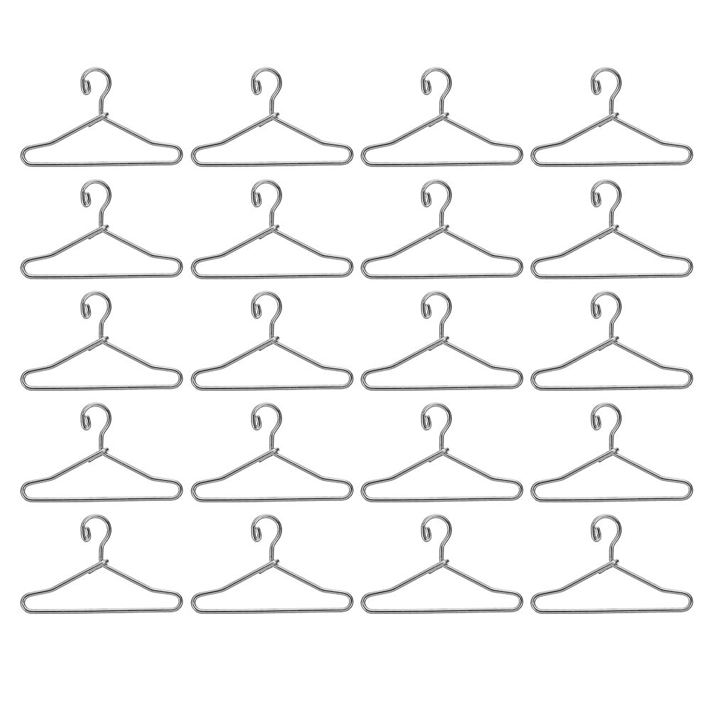 Hangers Doll Clothes Hanger Metal Mini Coat Dolls Closet Clothing Bjd ...