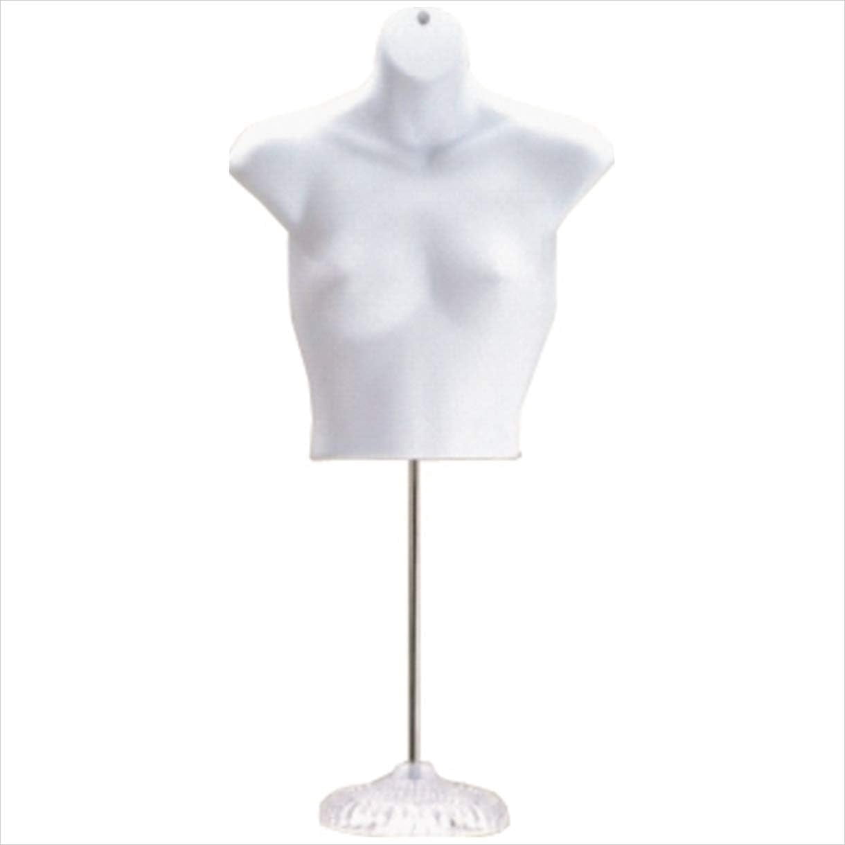 Only Hangers Female Mannequin Torso, Dress Form Hollow Back for T-Shirt ...