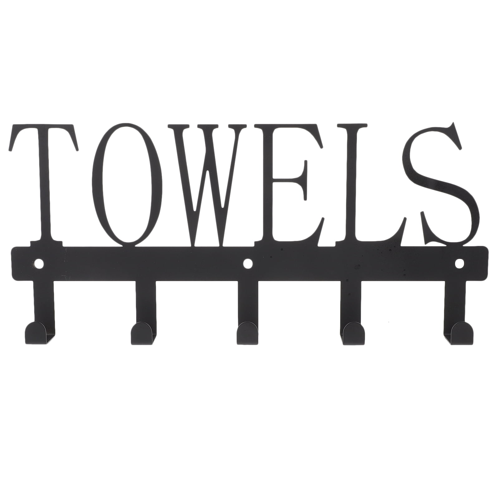 Towel Hanger Rack Hanging Bathrobe Rack Bathroom Wall-mounted Hook Rack ...