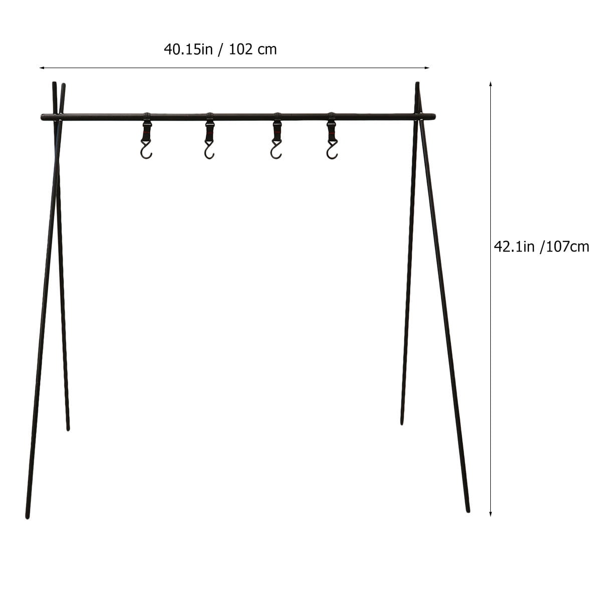 Hangers Outdoor Camping Organizing Rack Portable Clothes Drying Rack ...