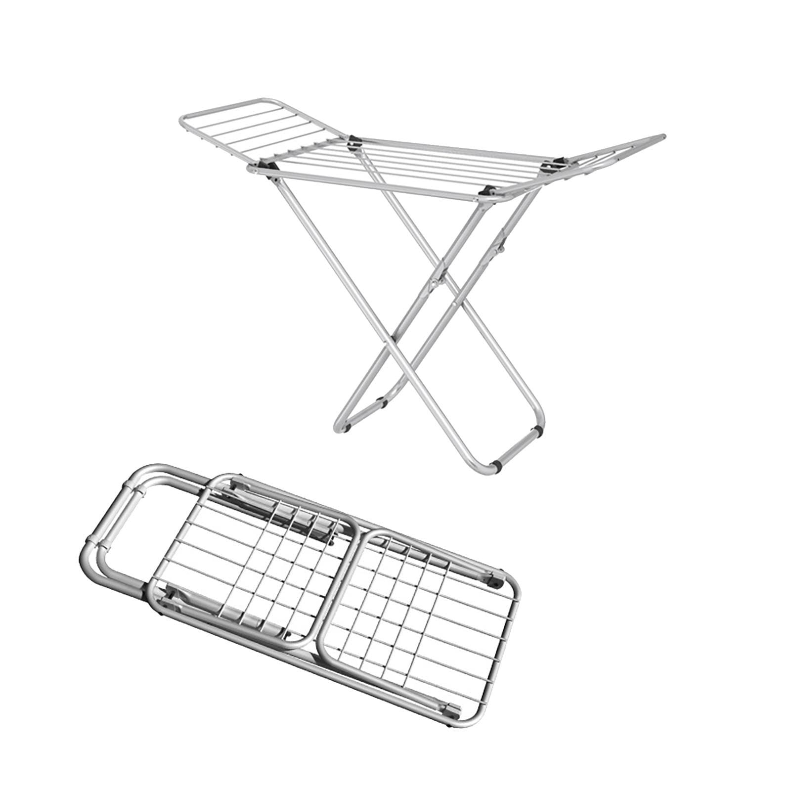 Hangers X-type Floor Drying Rack Balcony Folding Drying Rack Indoor And ...