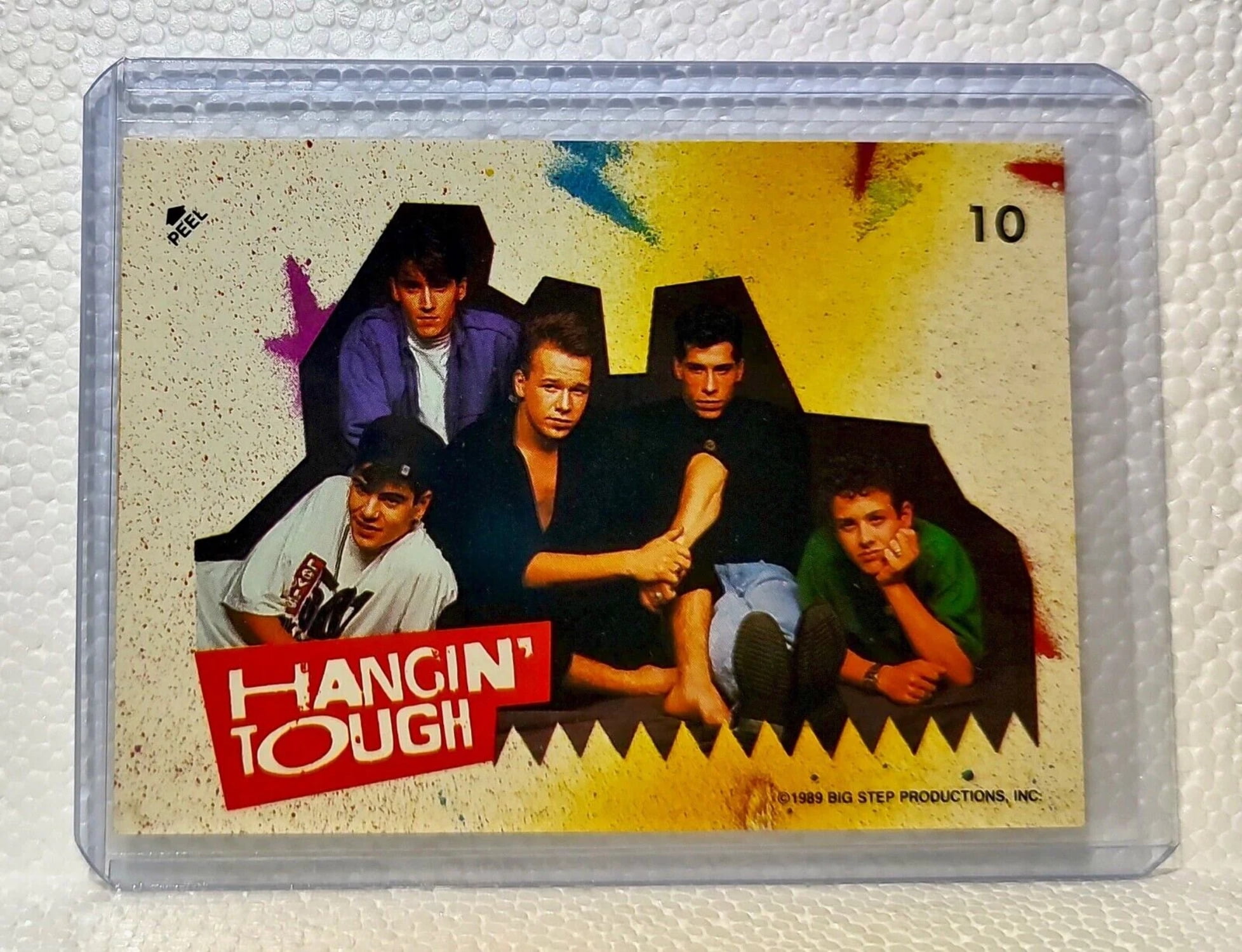 Hangin' Tough 1989 New Kids on the Block #10 Sticker Trading Card ...