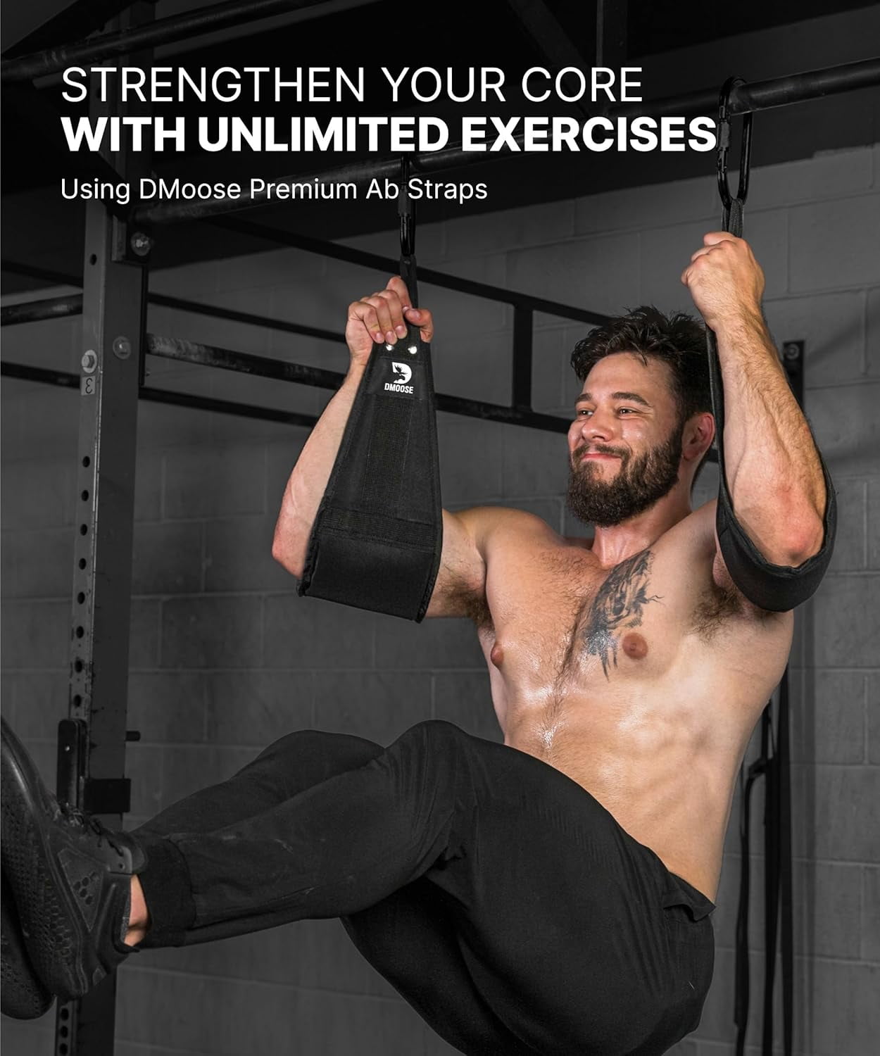 Hanging Ab Straps for Pull Up Bar & Core Strength Training - Soft ...