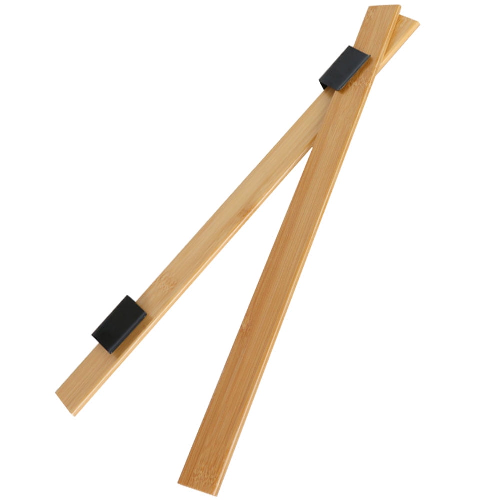 HOMEMAXS Wood and Iron Advertising Display Pole with Clips for Hanging ...