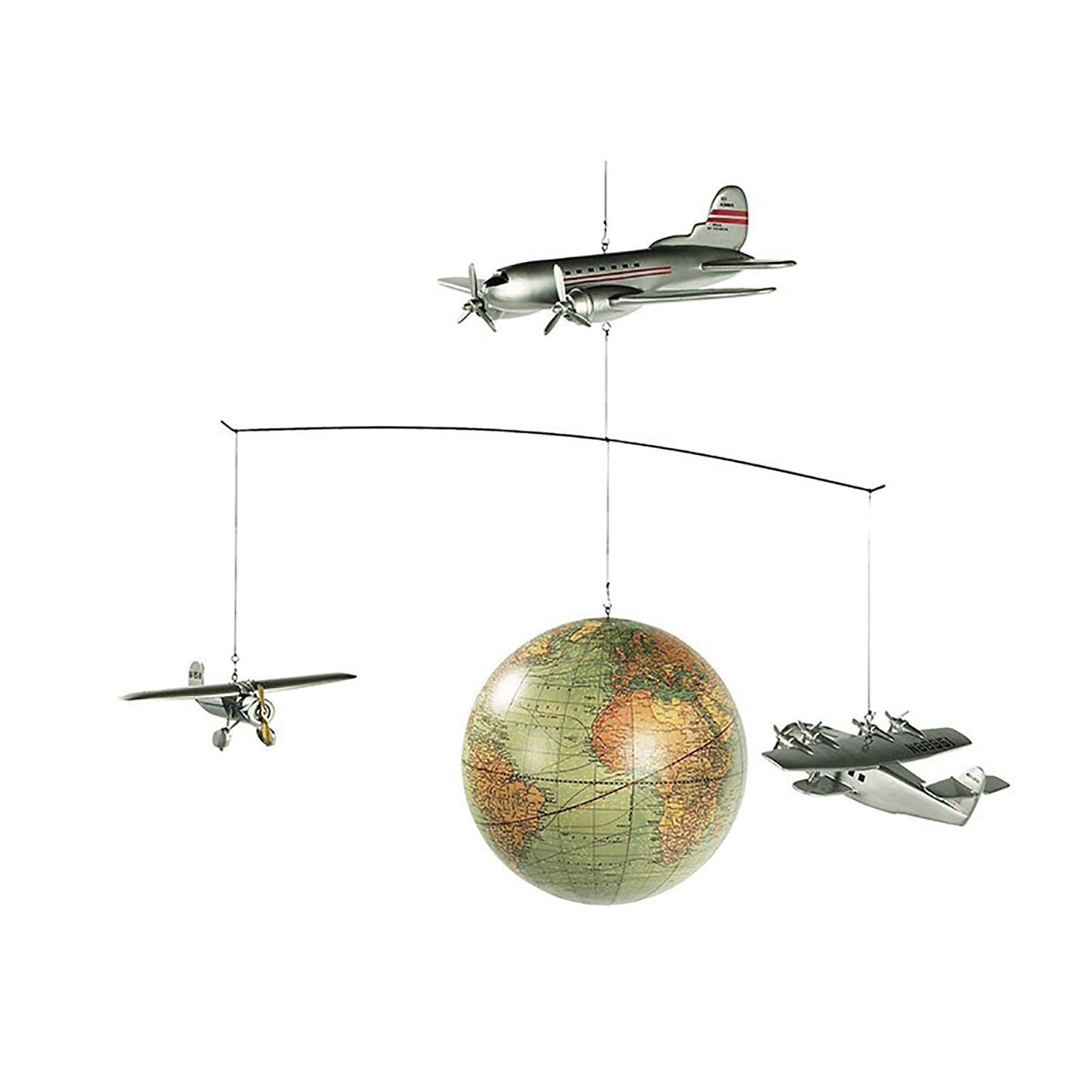 Hanging Airplane Mobile - Around The World Mobile by , Ceiling and ...