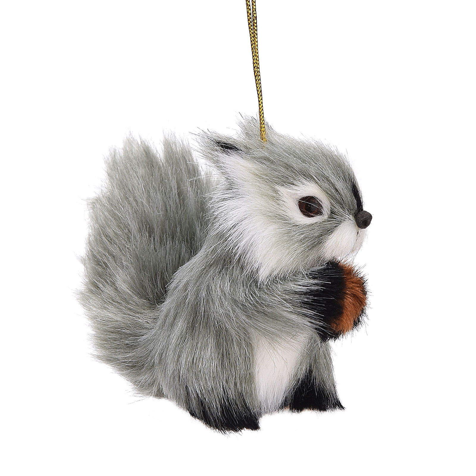 Hanging Animal Christmas Ornaments Mini Plush Animal Ornament Christmas ...
