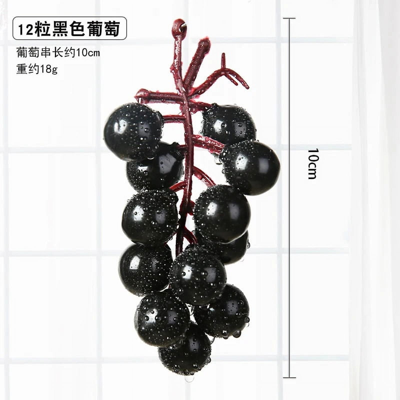 Hanging Artificial Grapes DIY Artificial Fruits Plastic Fake Fruit for ...